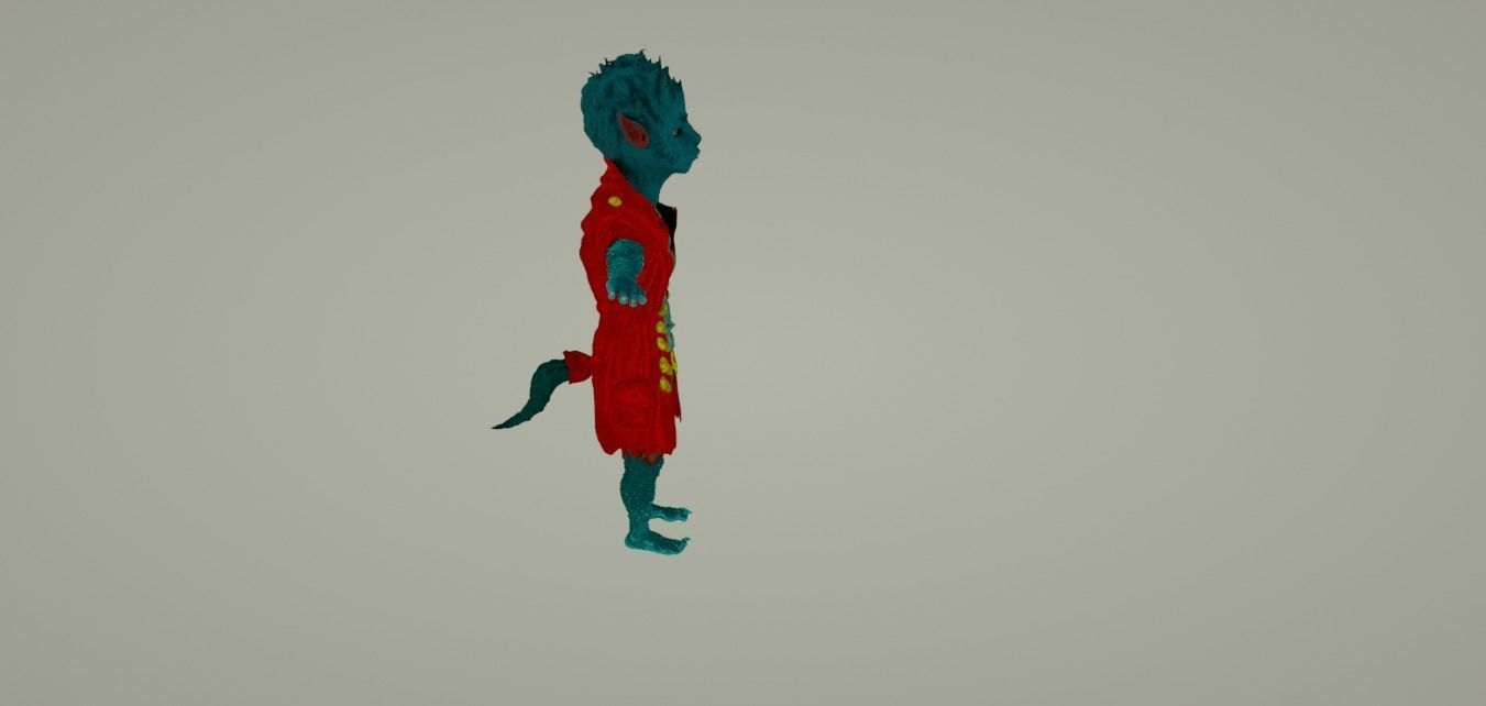 3D model young wolfman VR / AR / low-poly rigged | CGTrader