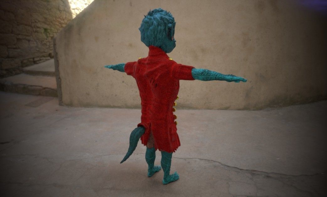 3D model young wolfman VR / AR / low-poly rigged | CGTrader