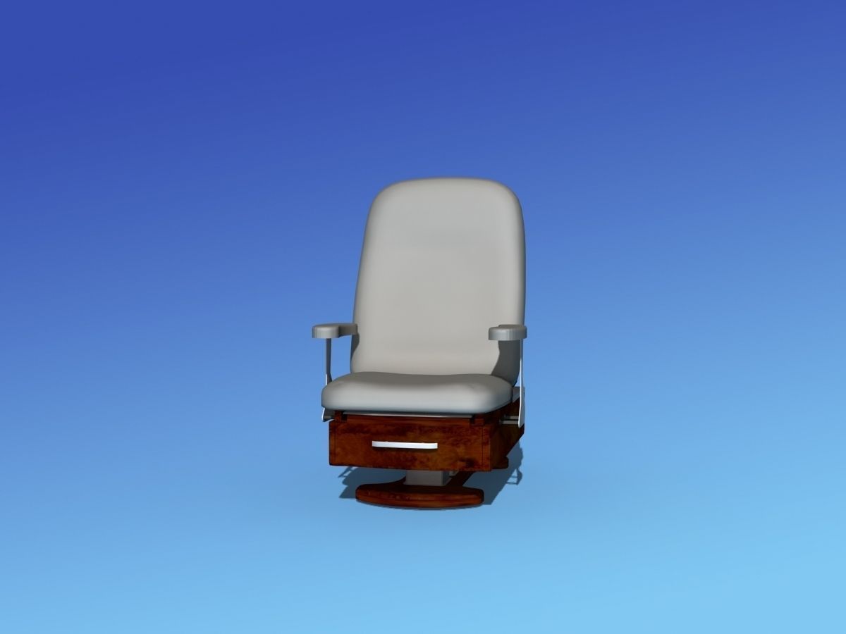 Medical Exam Chair 3D model rigged | CGTrader