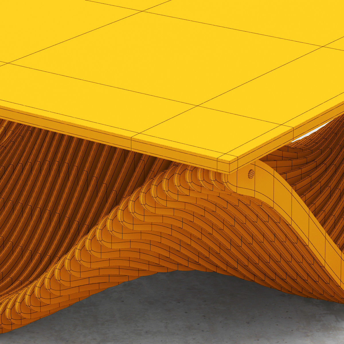 Parametric table n1 3D model | CGTrader