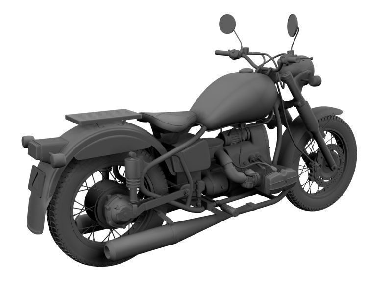 Ural M70 Solo 2014 3D model | CGTrader