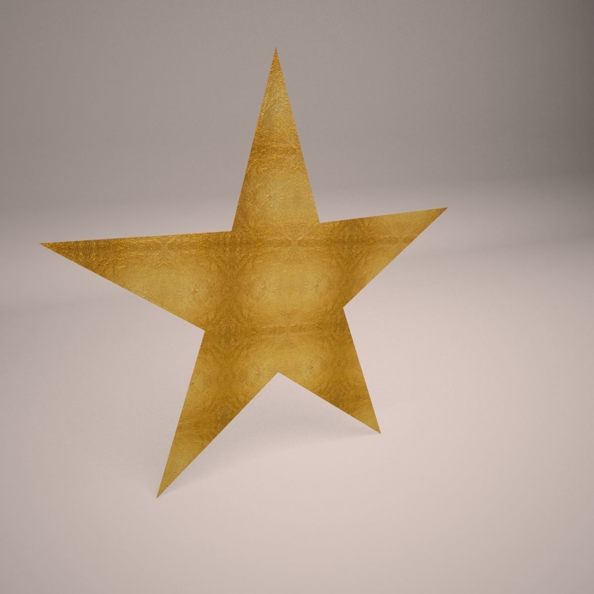 Low Poly Golden Star free VR / AR / low-poly 3D model | CGTrader