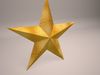 Low Poly Golden Star free VR / AR / low-poly 3D model | CGTrader