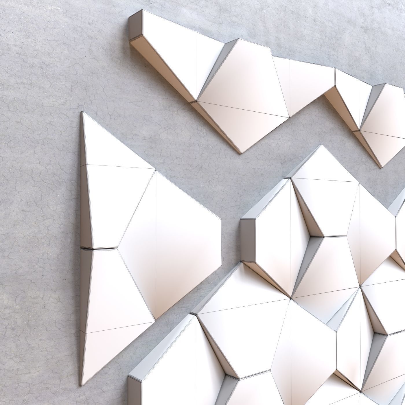 Wall Design Set 2 3D model | CGTrader