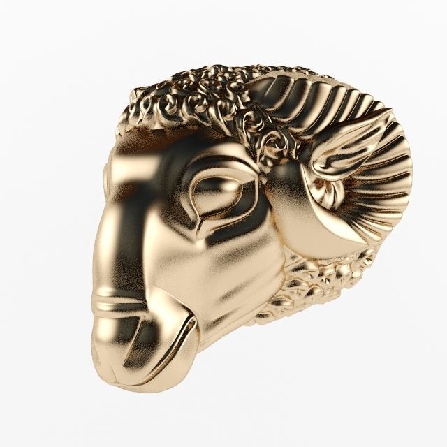 rams head 3D model 3D printable | CGTrader