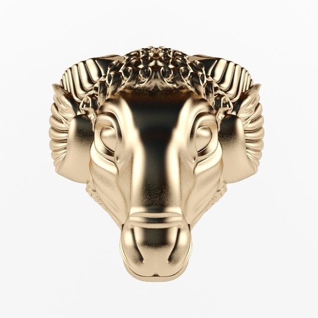 rams head 3D model 3D printable | CGTrader