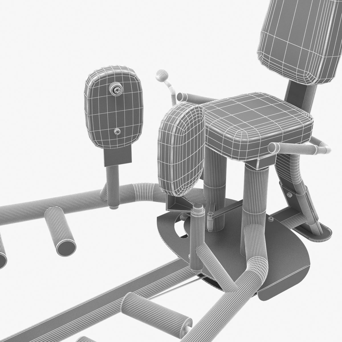 Hip abduction speedo gym trainer 3D model | CGTrader