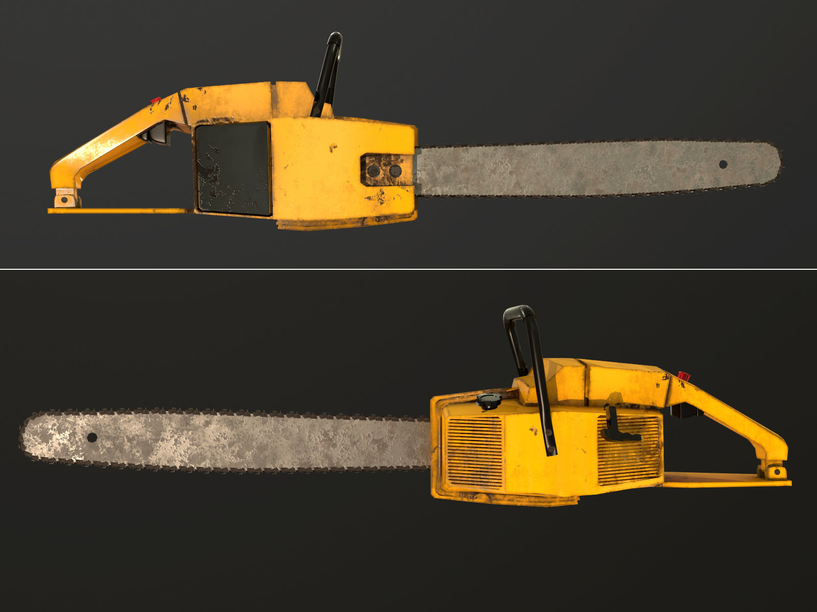 3D model Chainsaw lowpoly VR / AR / low-poly | CGTrader