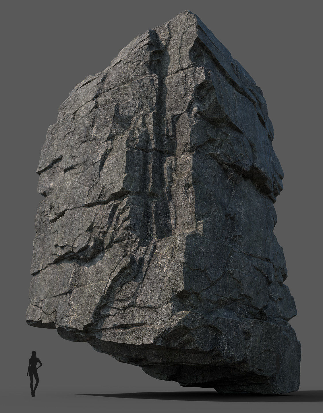 3D model Modular cliff VR / AR / low-poly | CGTrader