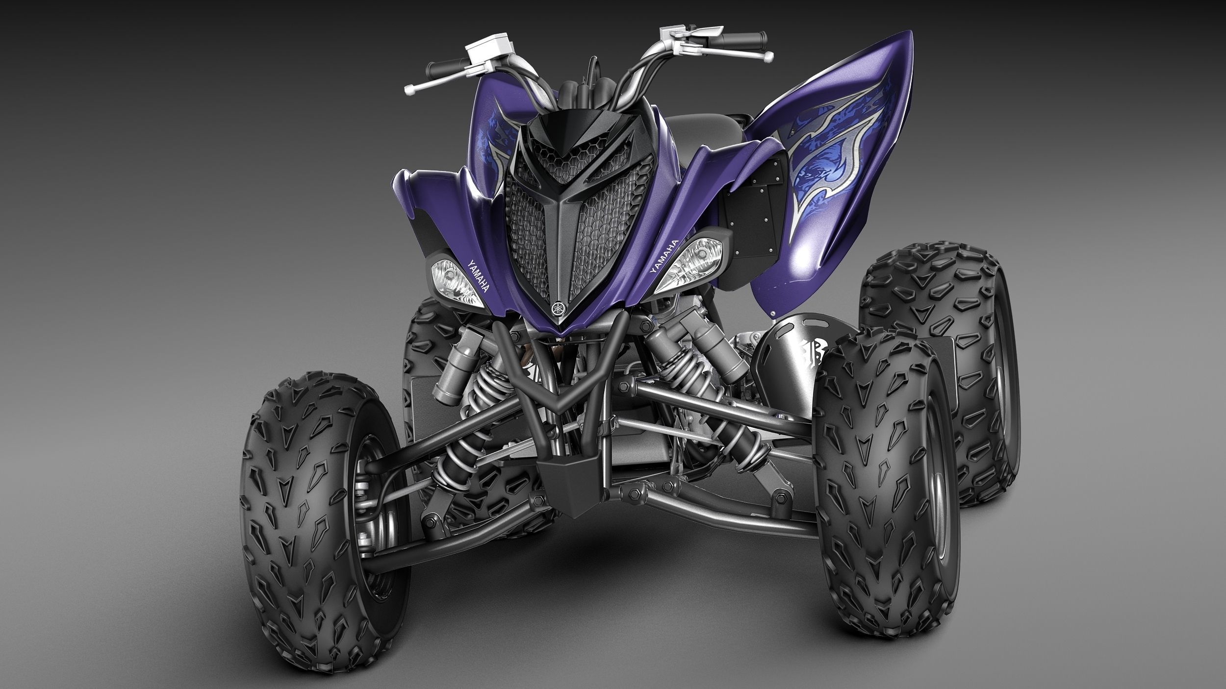 Yamaha Raptor 700s 2014 Quad 3D model | CGTrader