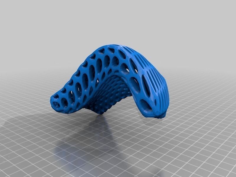 Organic Rectangle free 3D model 3D printable | CGTrader