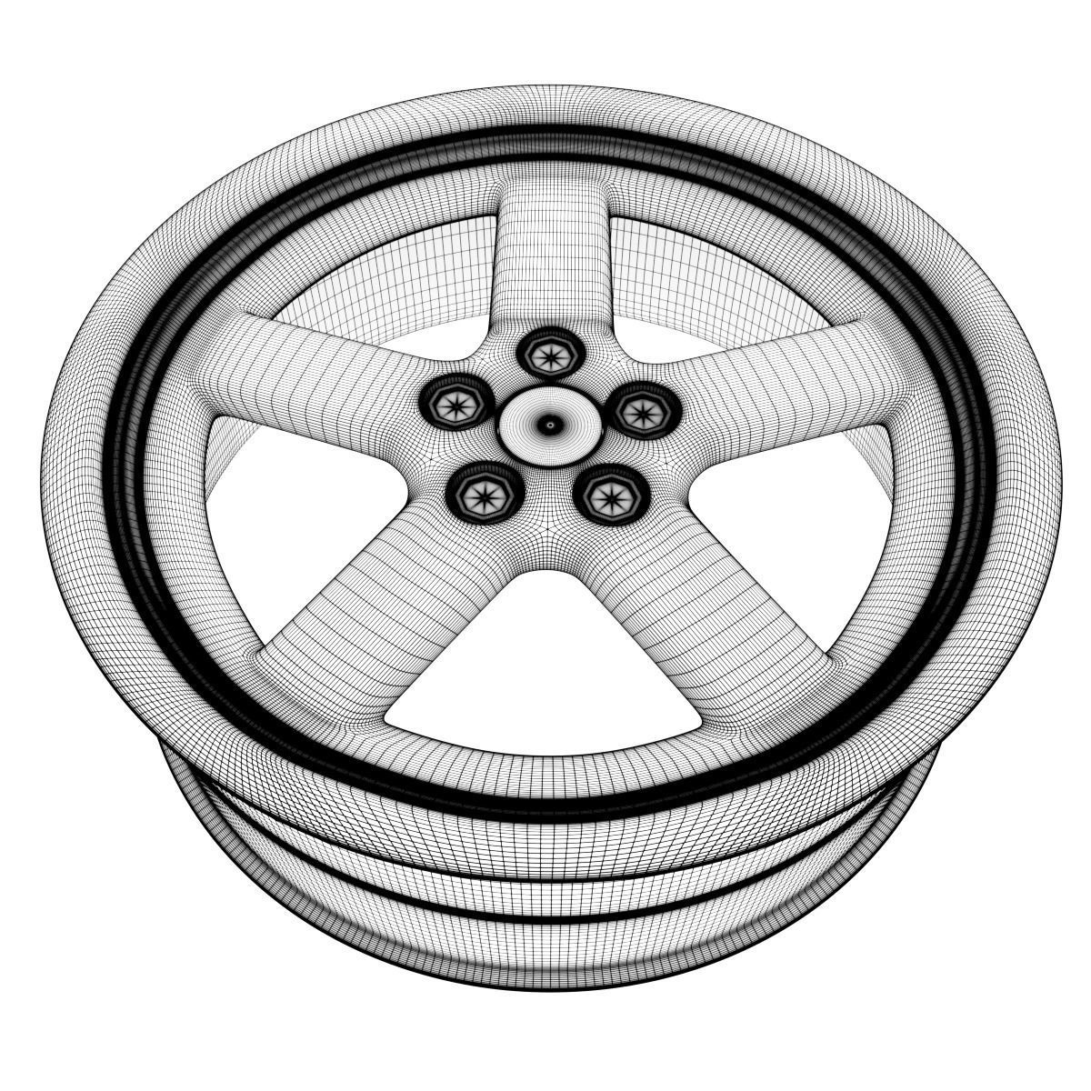 Car Rims 3D model 3D model rigged | CGTrader