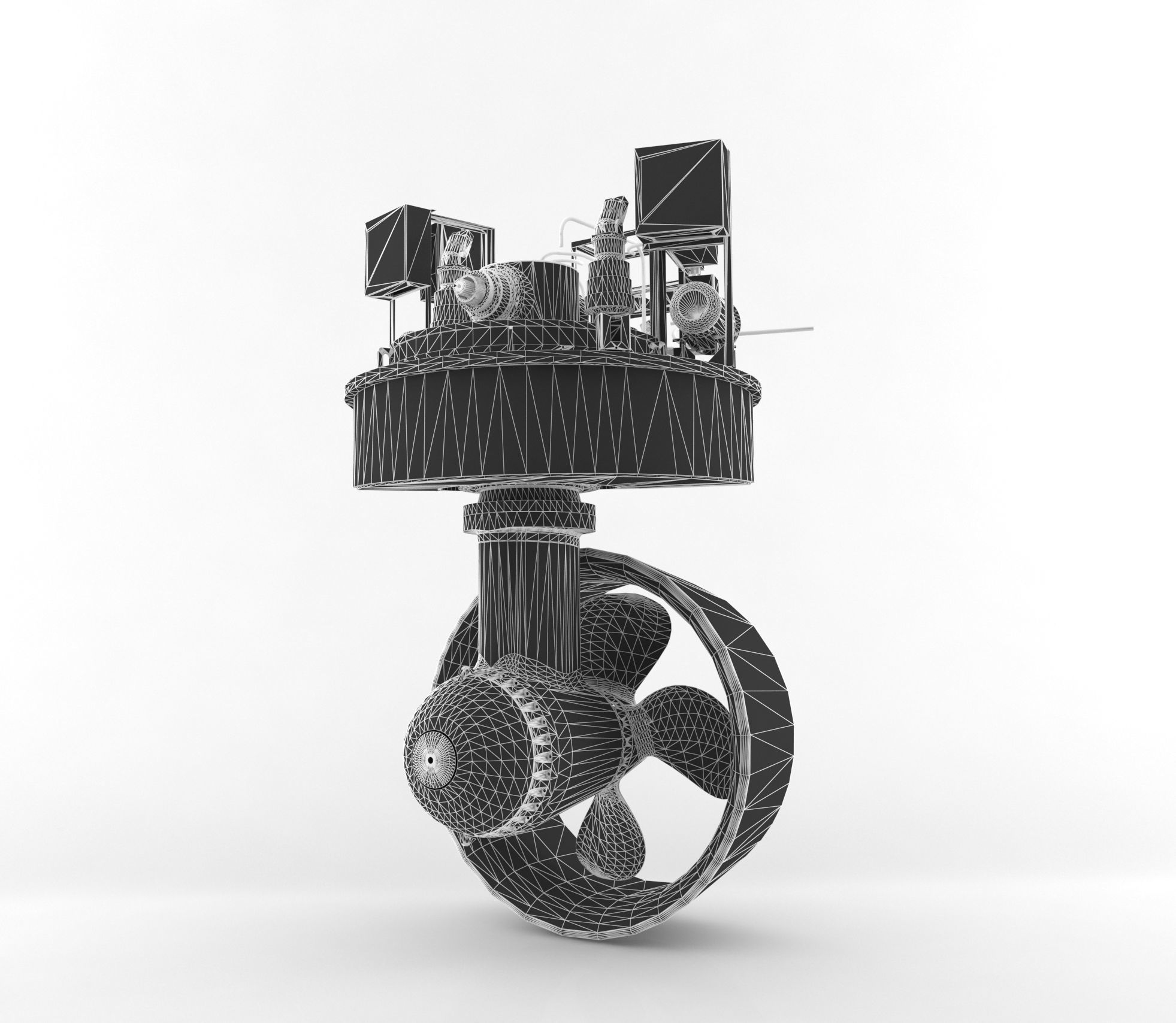 Directional thruster 3D model | CGTrader