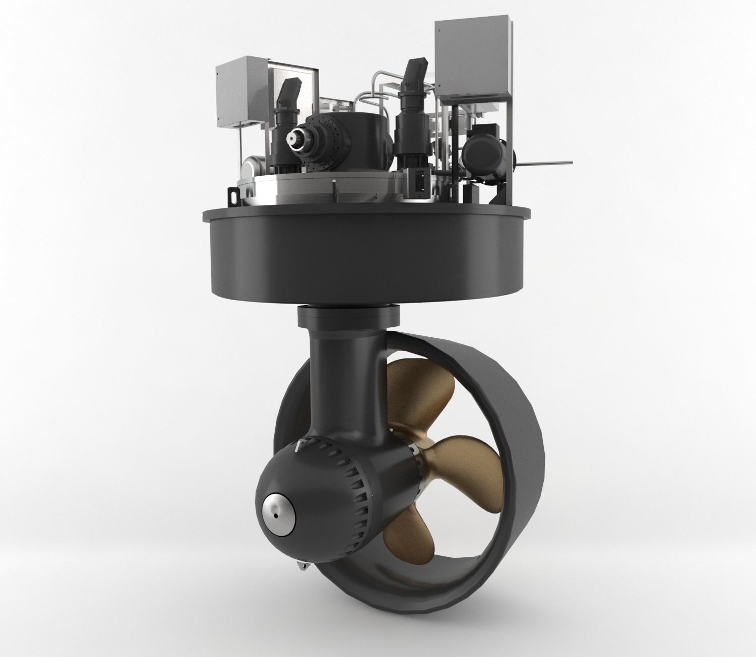 Directional thruster 3D model | CGTrader