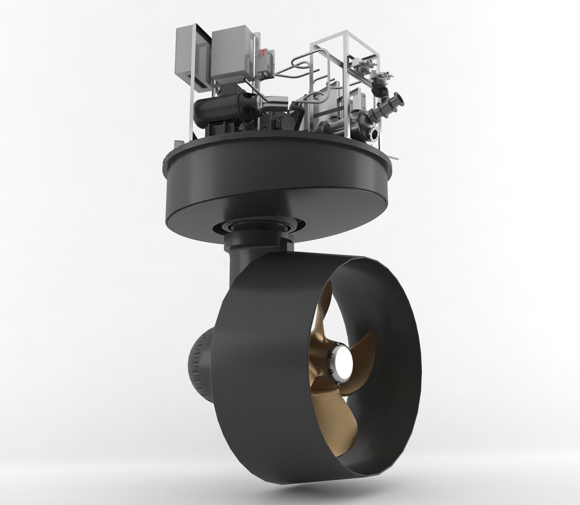 Directional thruster 3D model | CGTrader