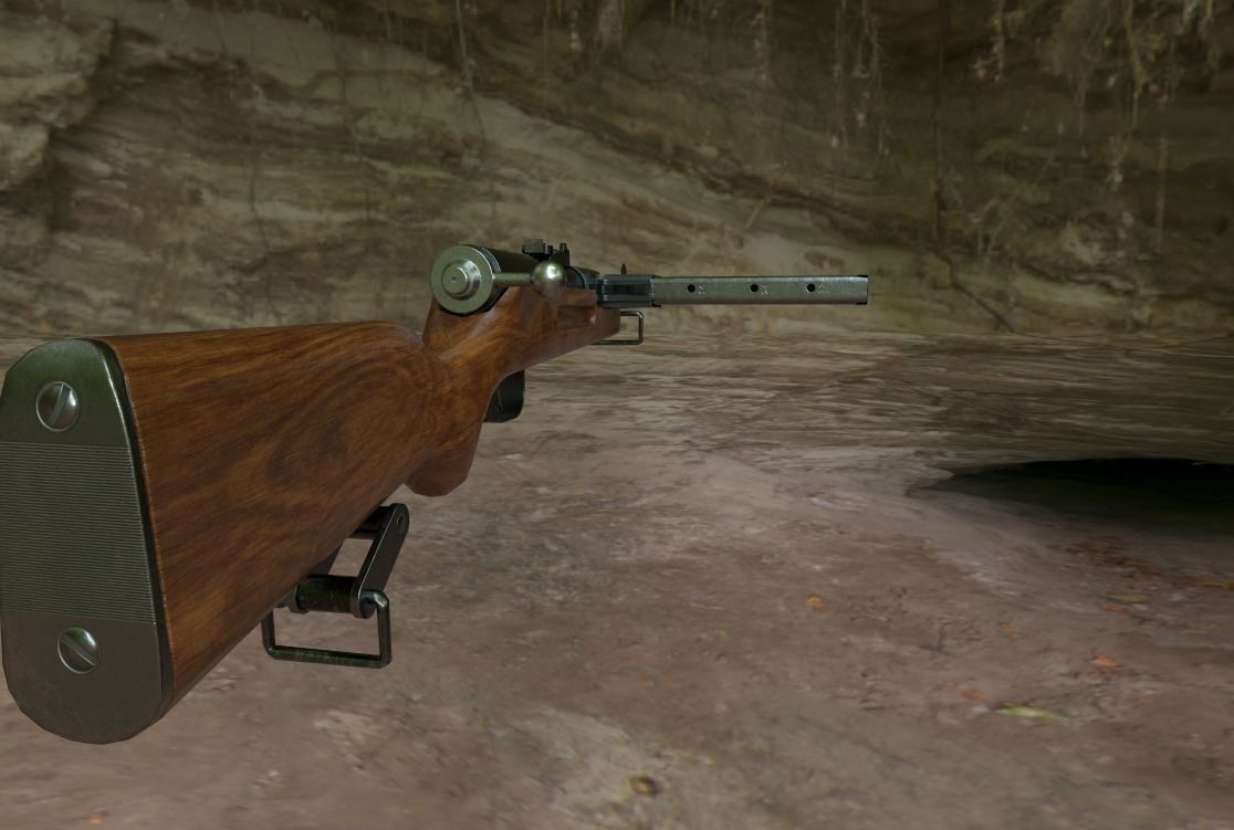 3D model Bergmanns MP35 Submachine Gun VR / AR / low-poly | CGTrader