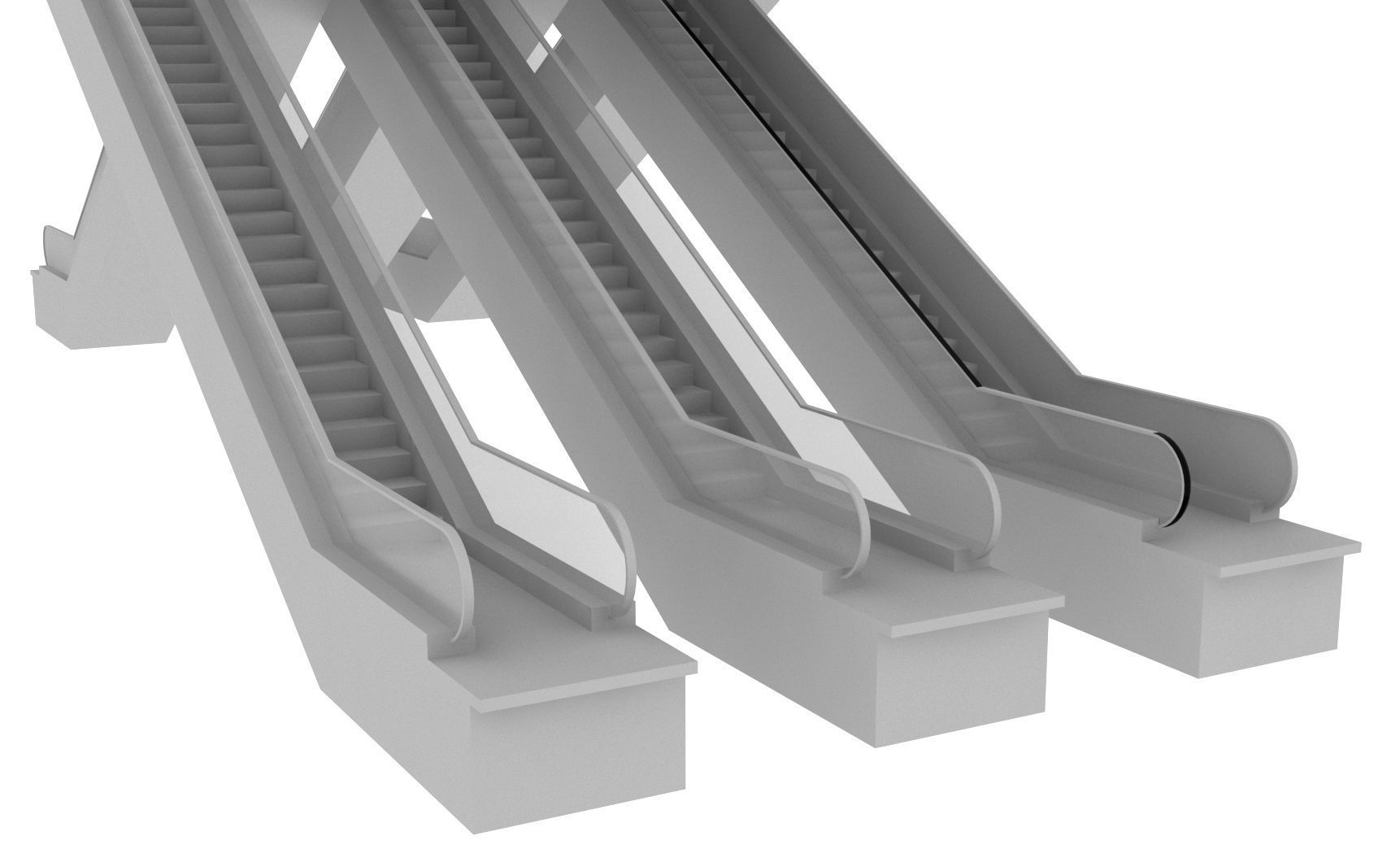 3D model Escalators Unit at Haram Expansion VR / AR / low-poly | CGTrader