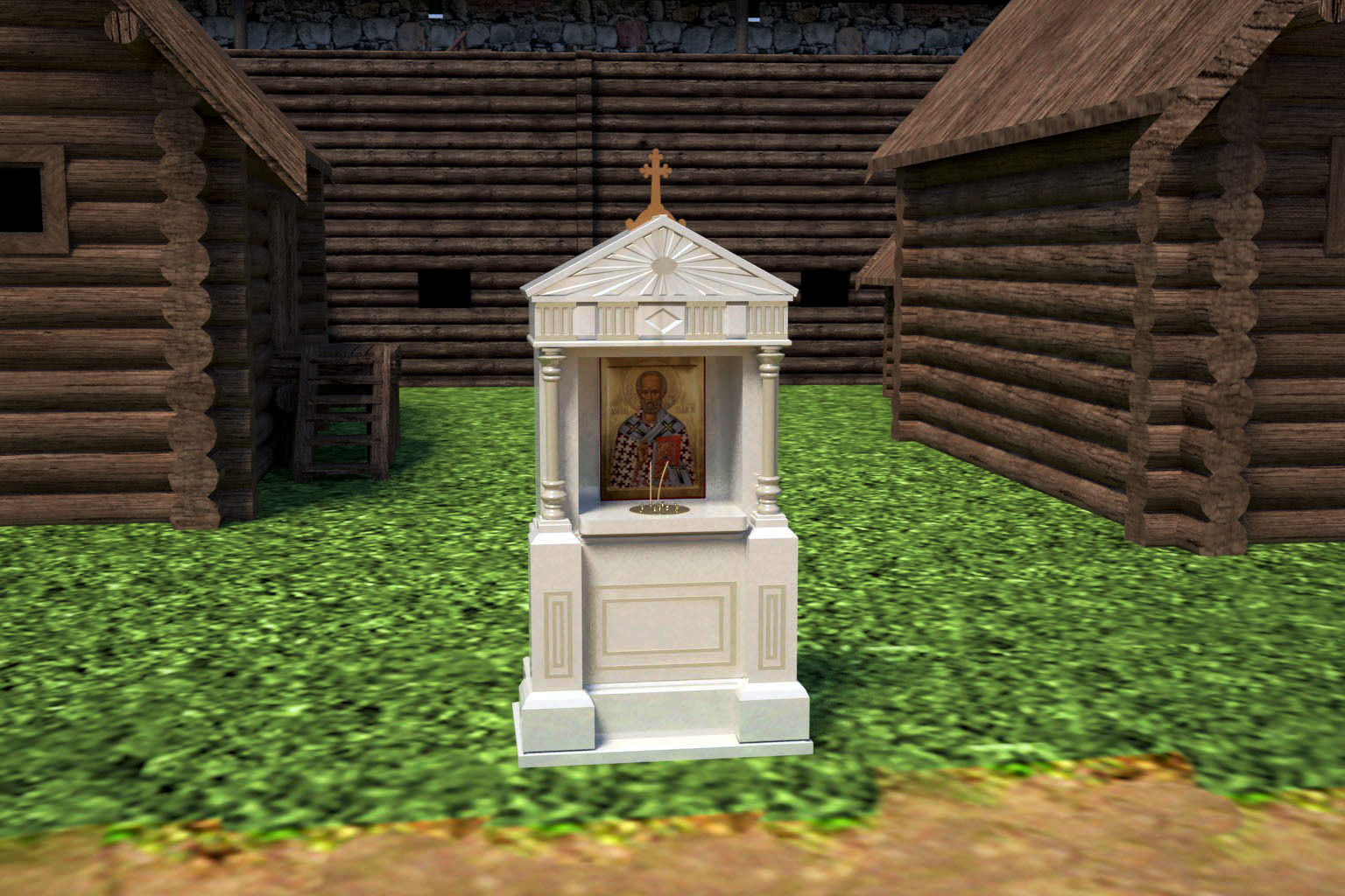 mini chapel 3D model | CGTrader