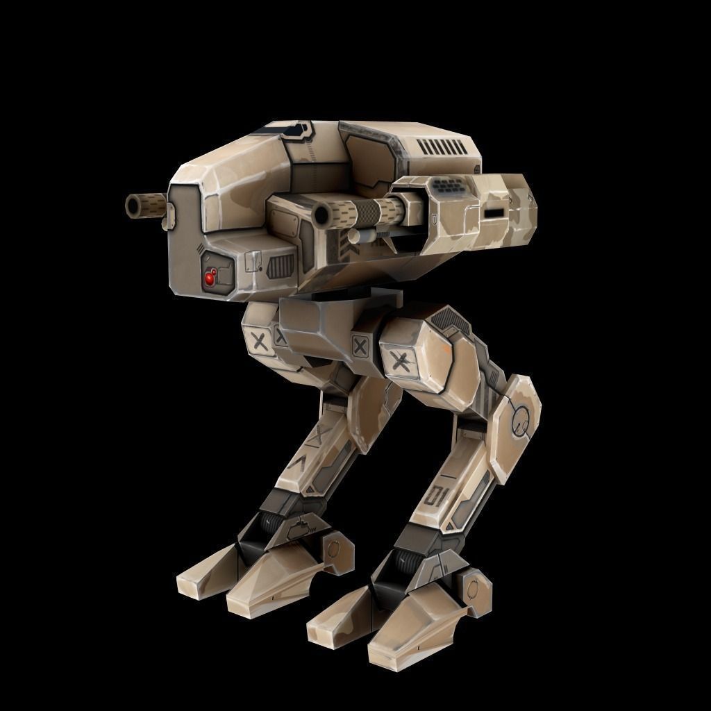 Mech-robot star wars robot 3D model 3D printable | CGTrader