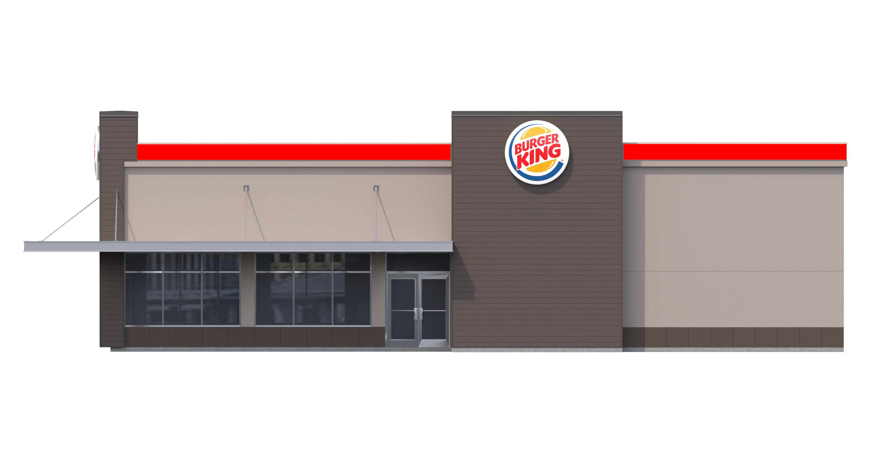 Retail-020 Burger King 3D model | CGTrader