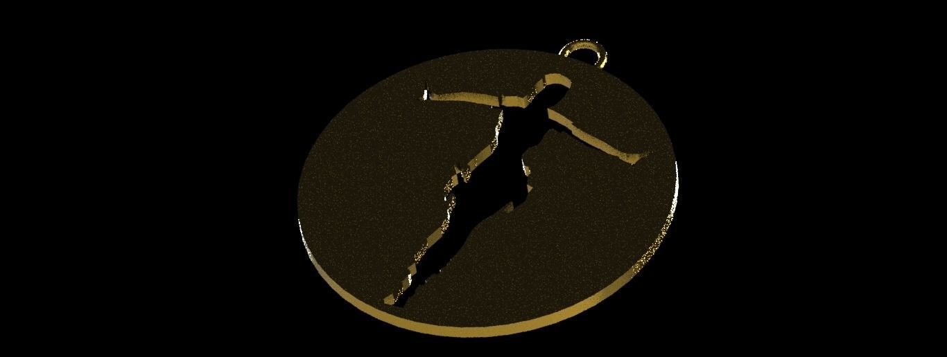 Tomb raider keychain 3D model 3D printable | CGTrader