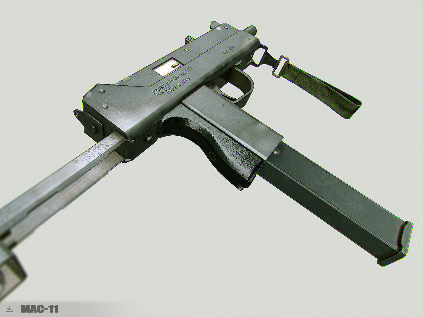 3D model MAC - 11 VR / AR / low-poly | CGTrader