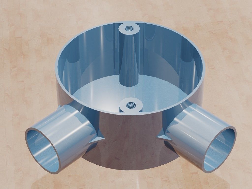 Angle conduit box -20mm 3D model 3D printable | CGTrader