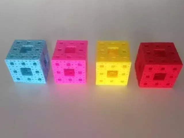 26mm Level 3 Menger sponge free 3D model 3D printable | CGTrader