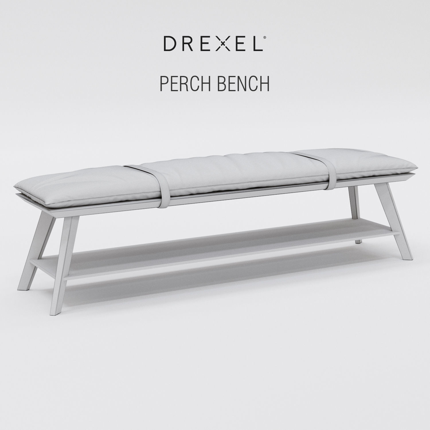PERCH BENCH 3D model | CGTrader