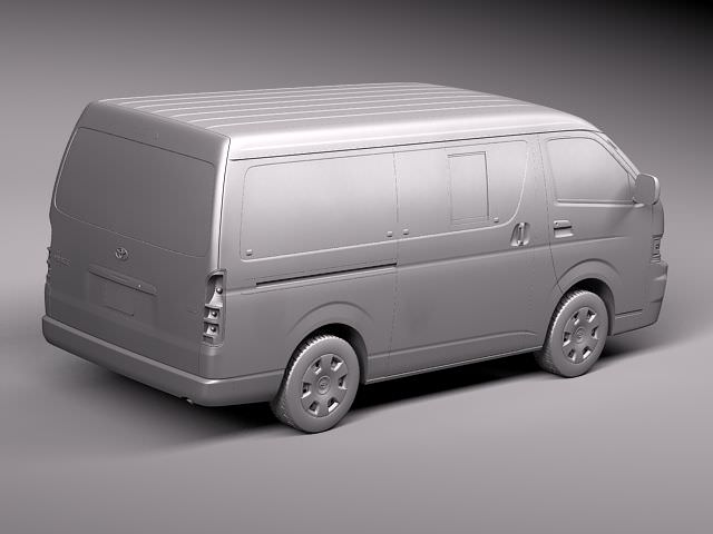 Toyota Hiace 3D model | CGTrader