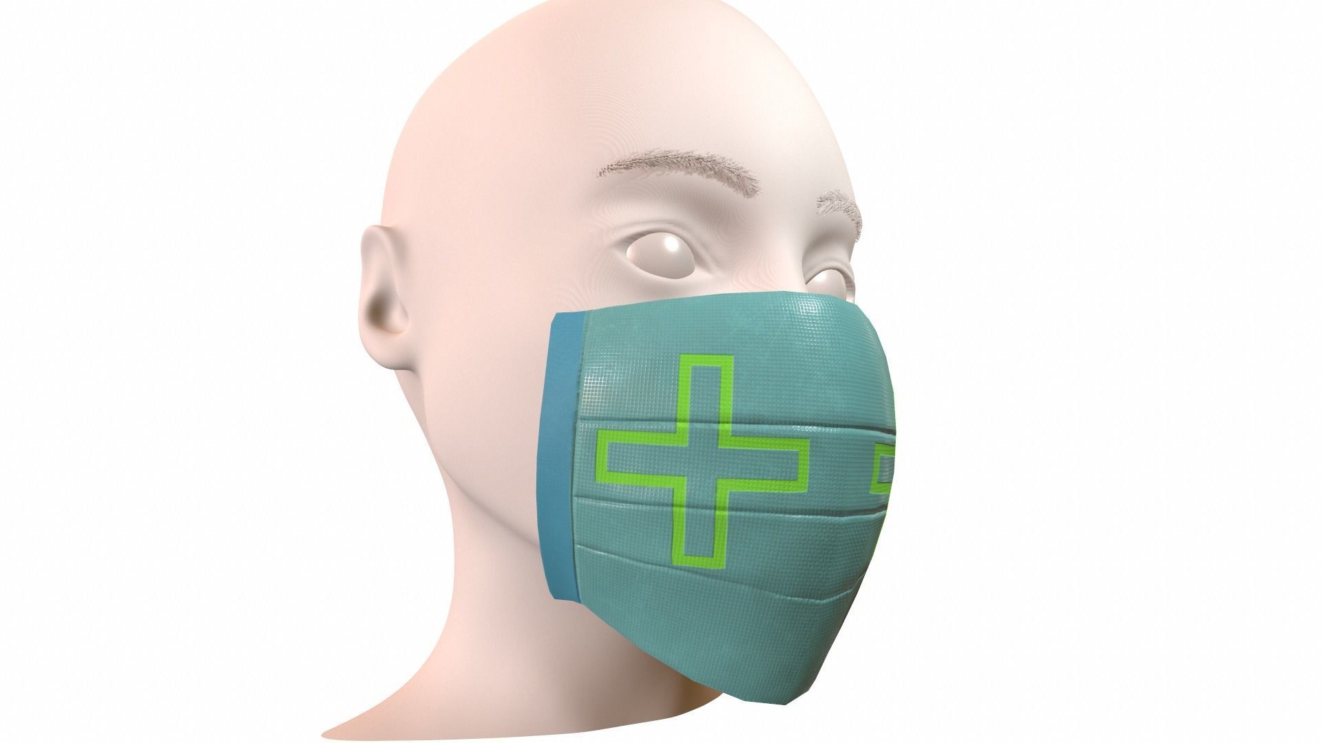 Doctor Mask free VR / AR / low-poly 3D model | CGTrader