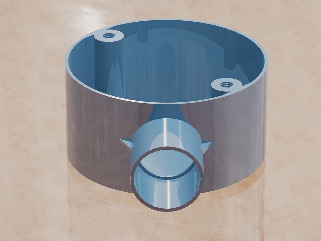 Stopend Conduit Box -20mm 3D model 3D printable | CGTrader