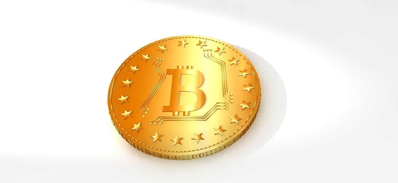 3D model btc coin VR / AR / low-poly | CGTrader