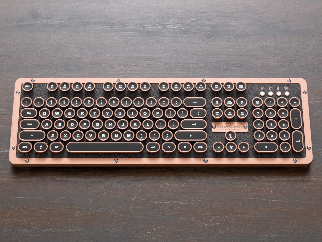 Azio Retro Computer Keyboard Collection 3D model | CGTrader