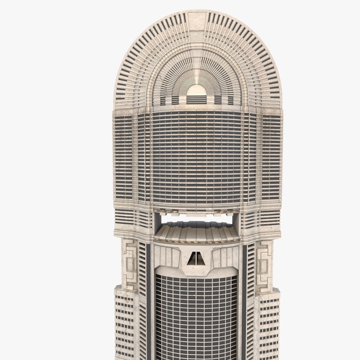 futuristic skyscraper 3D model | CGTrader