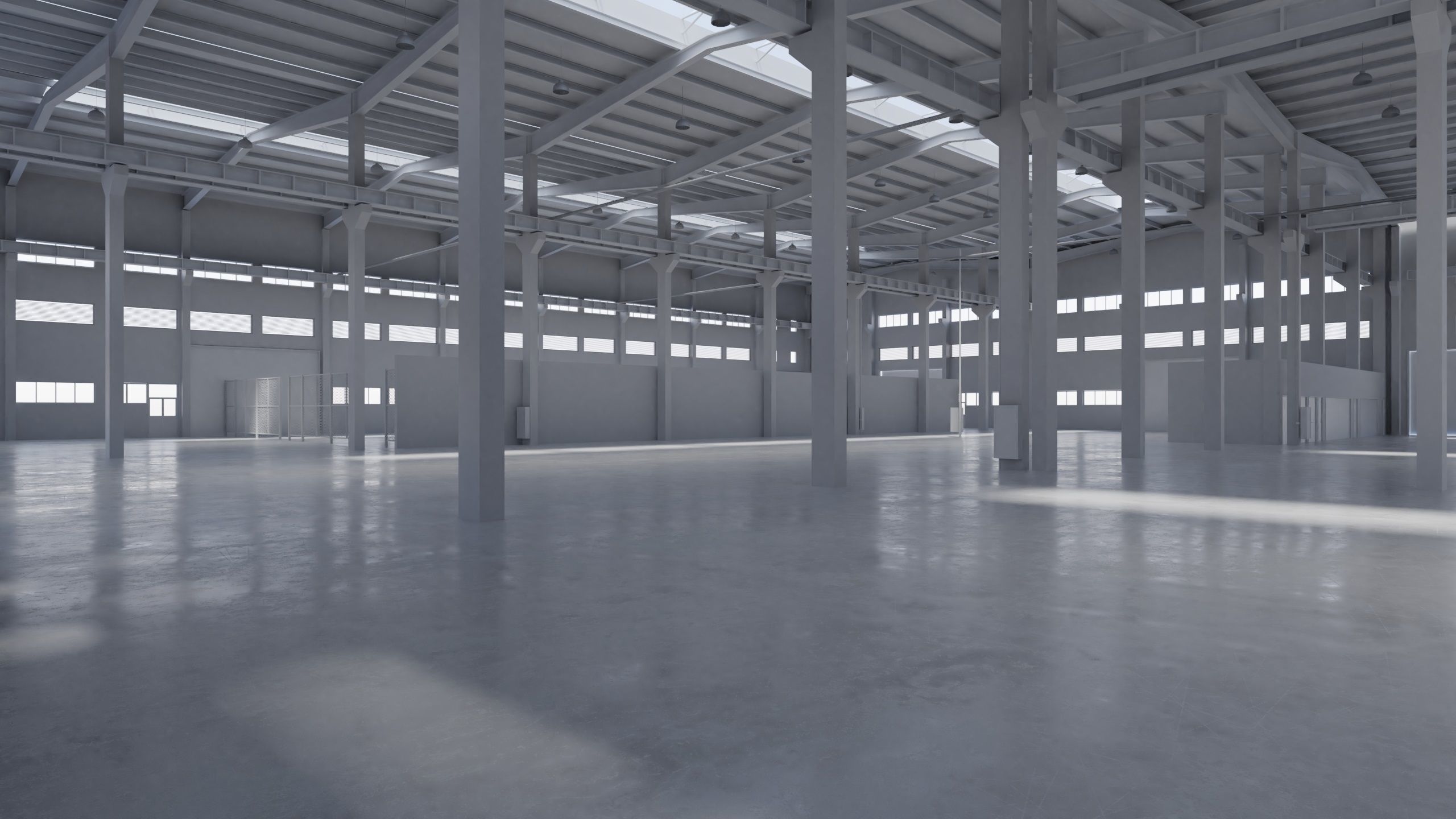 3D model Factory Hall Interior 5 VR / AR / low-poly | CGTrader