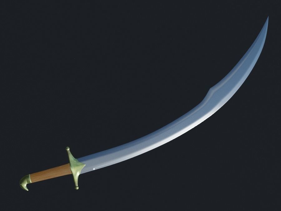 Scimitar Sword 3D model | CGTrader