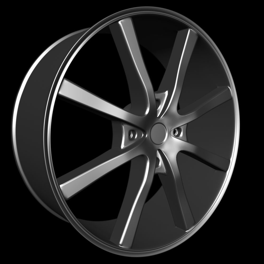 3D model Car rim 8 VR / AR / low-poly | CGTrader