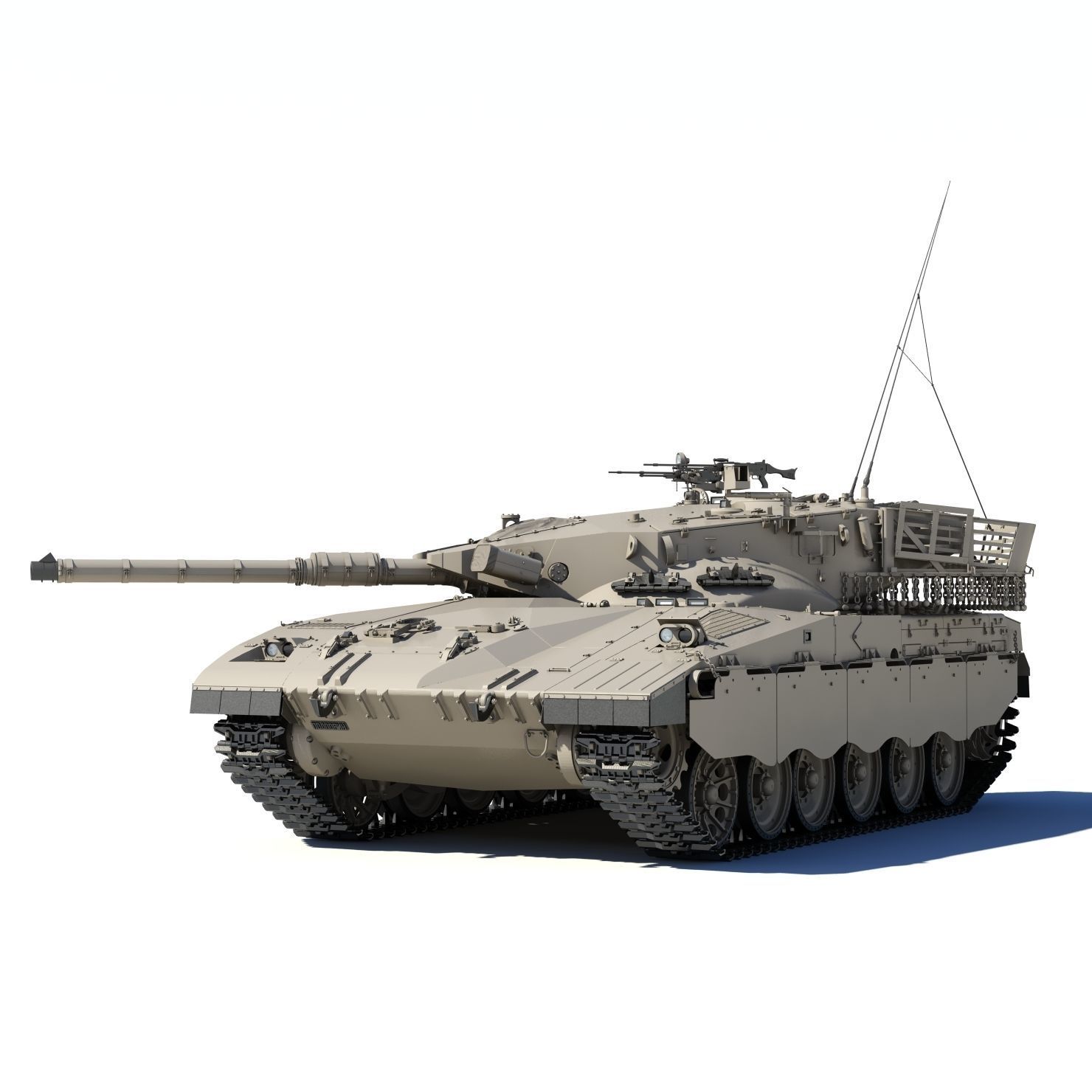 Merkava Battle Tank Mk1B 3D model animated | CGTrader