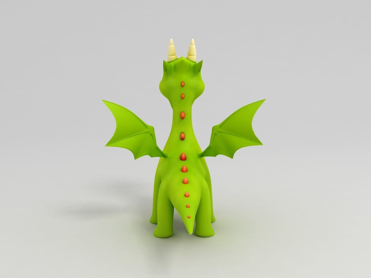 Cartoon Dragon 3D model | CGTrader