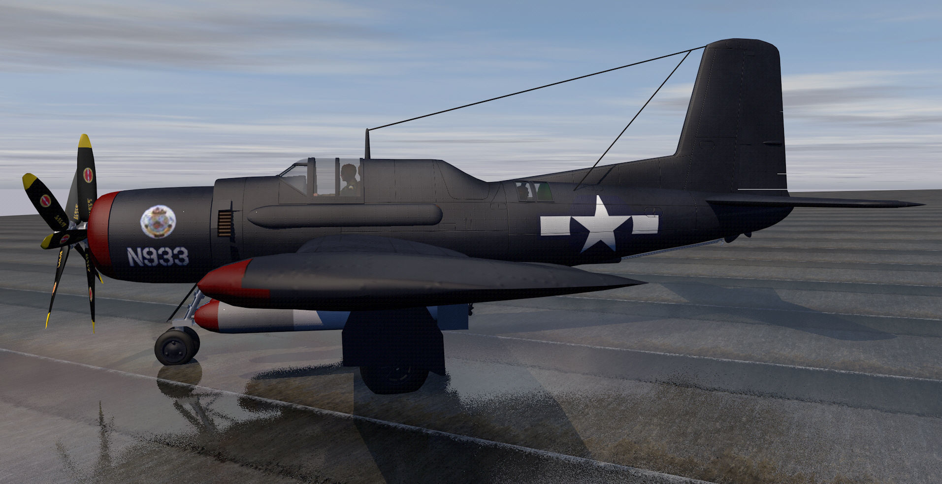 Douglas XTB2D-1 Skypirate 3D model | CGTrader