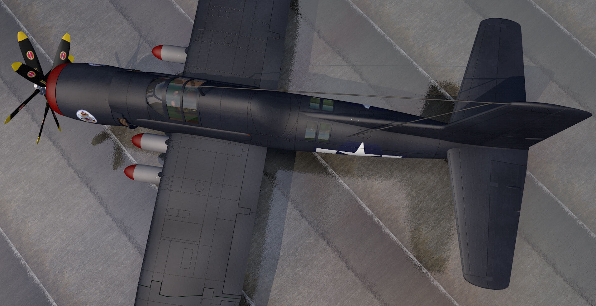Douglas XTB2D-1 Skypirate 3D model | CGTrader