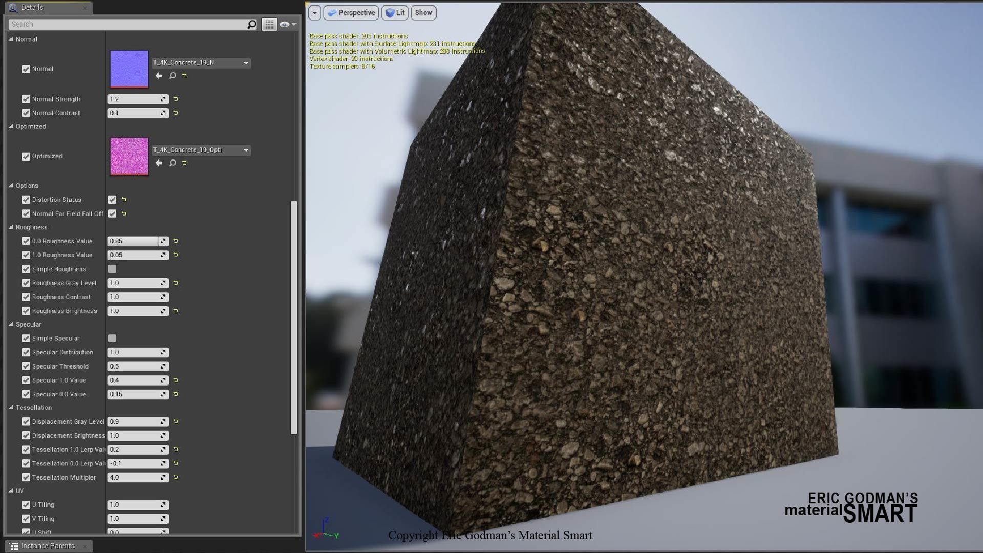 Optimized Concrete Materials 3D model | CGTrader