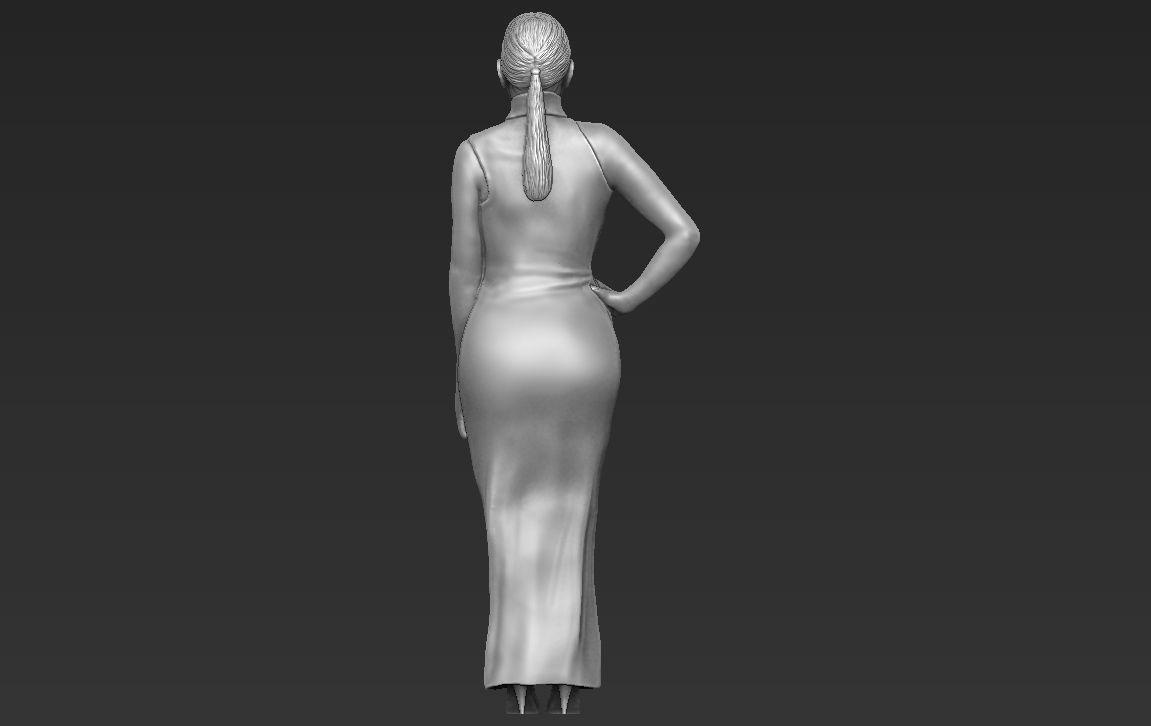 Kim Kardashian 3D printing ready stl obj formats 3D model 3D printable ...