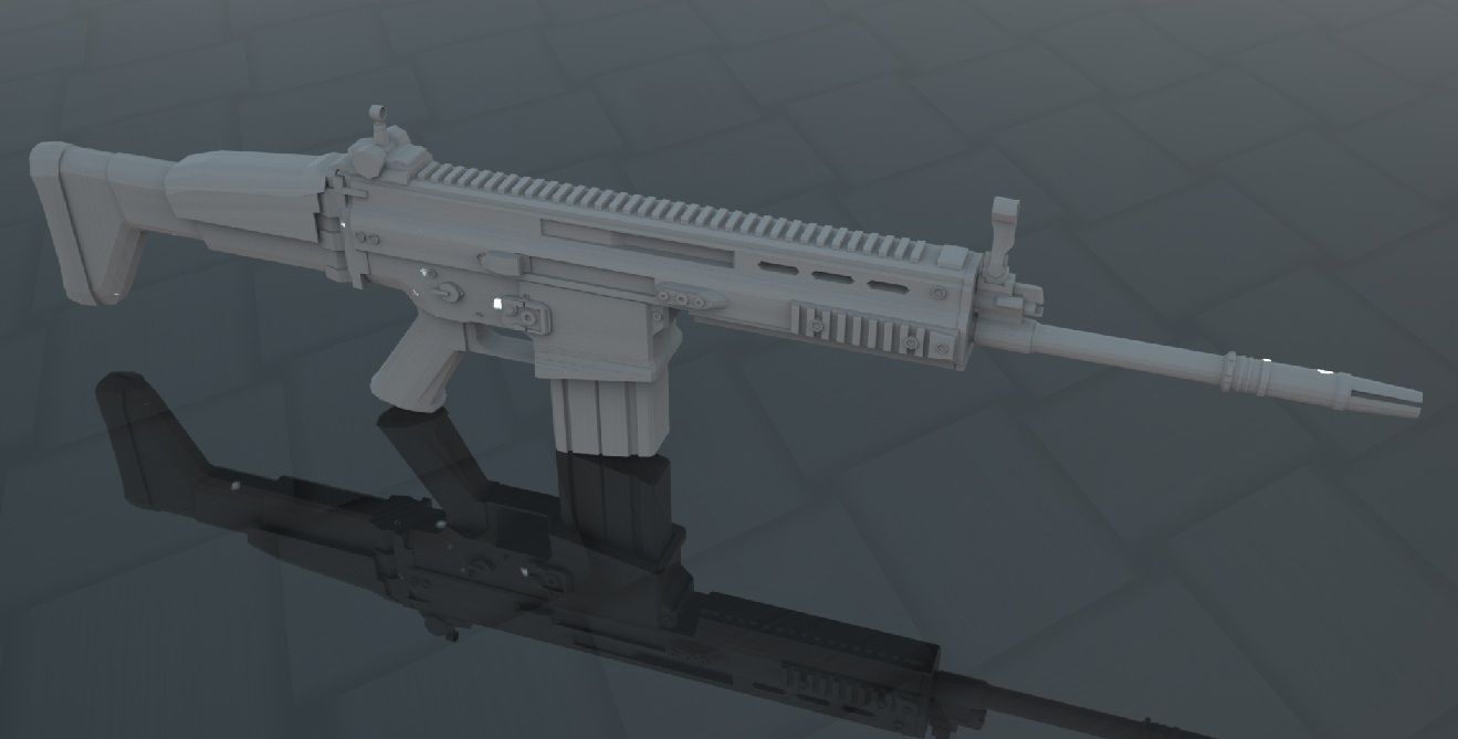 FN Rifle free VR / AR / low-poly 3D model | CGTrader