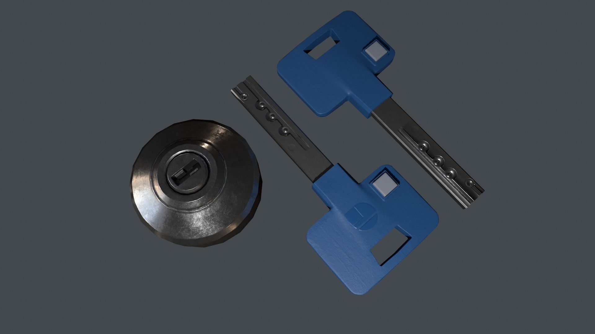 Key and Key Hole free VR AR low-poly 3d model free VR / AR / low-poly ...