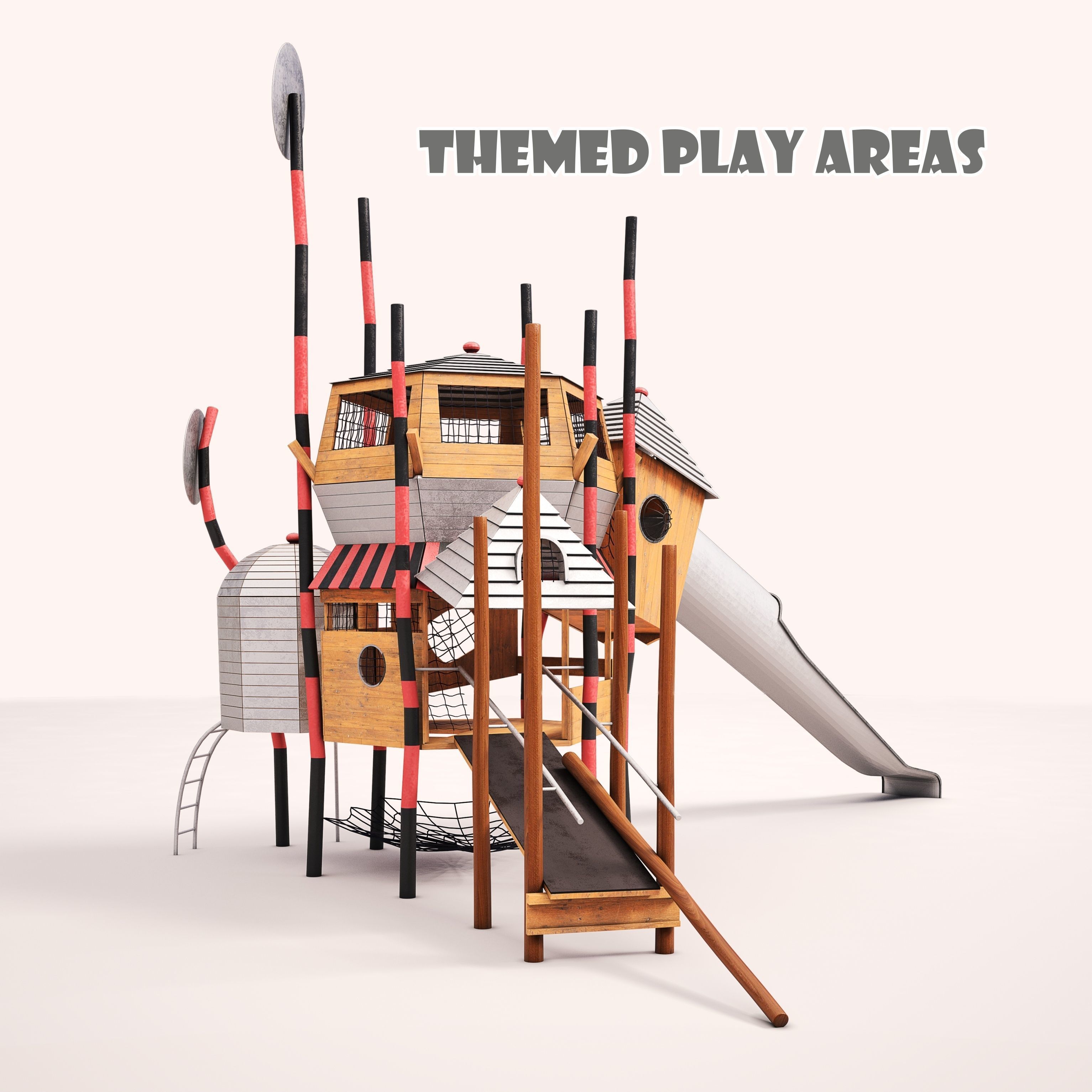 Themed play areas 3D model | CGTrader