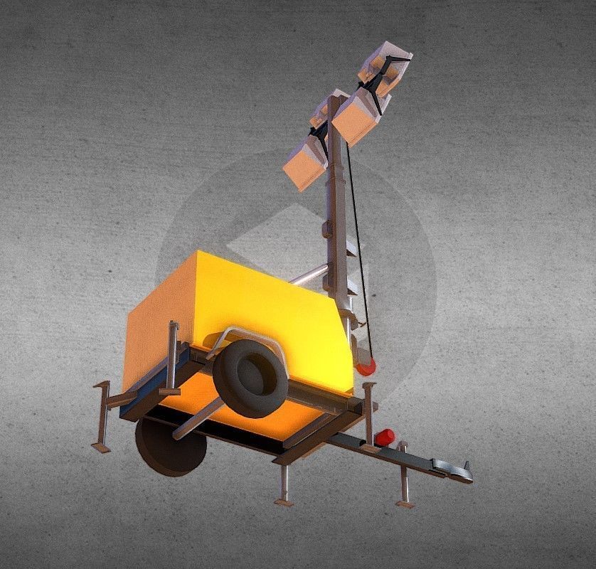 3D model JCB LIGHTING TOWERS VR / AR / low-poly | CGTrader