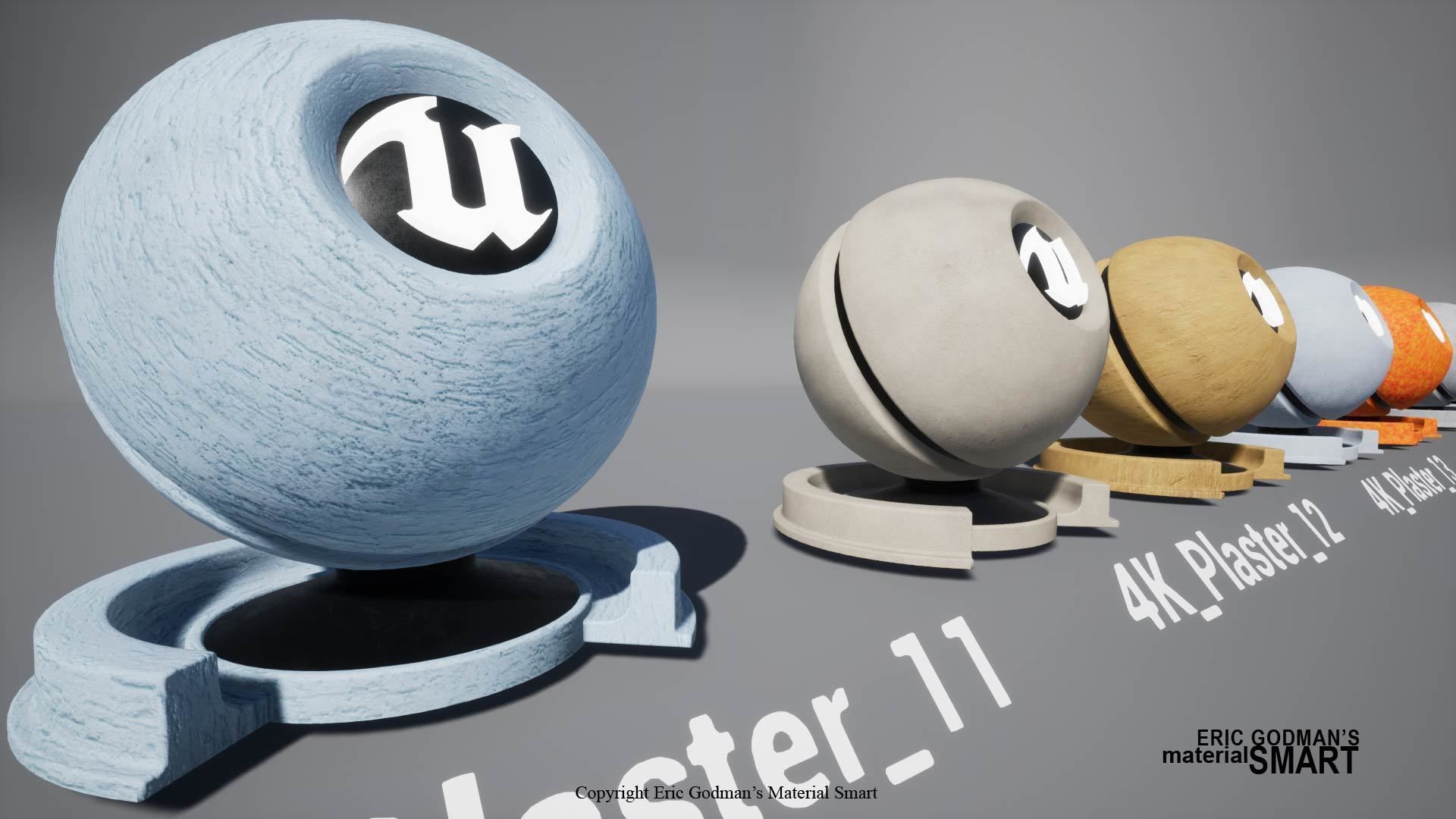 Plaster Materials 3D model | CGTrader