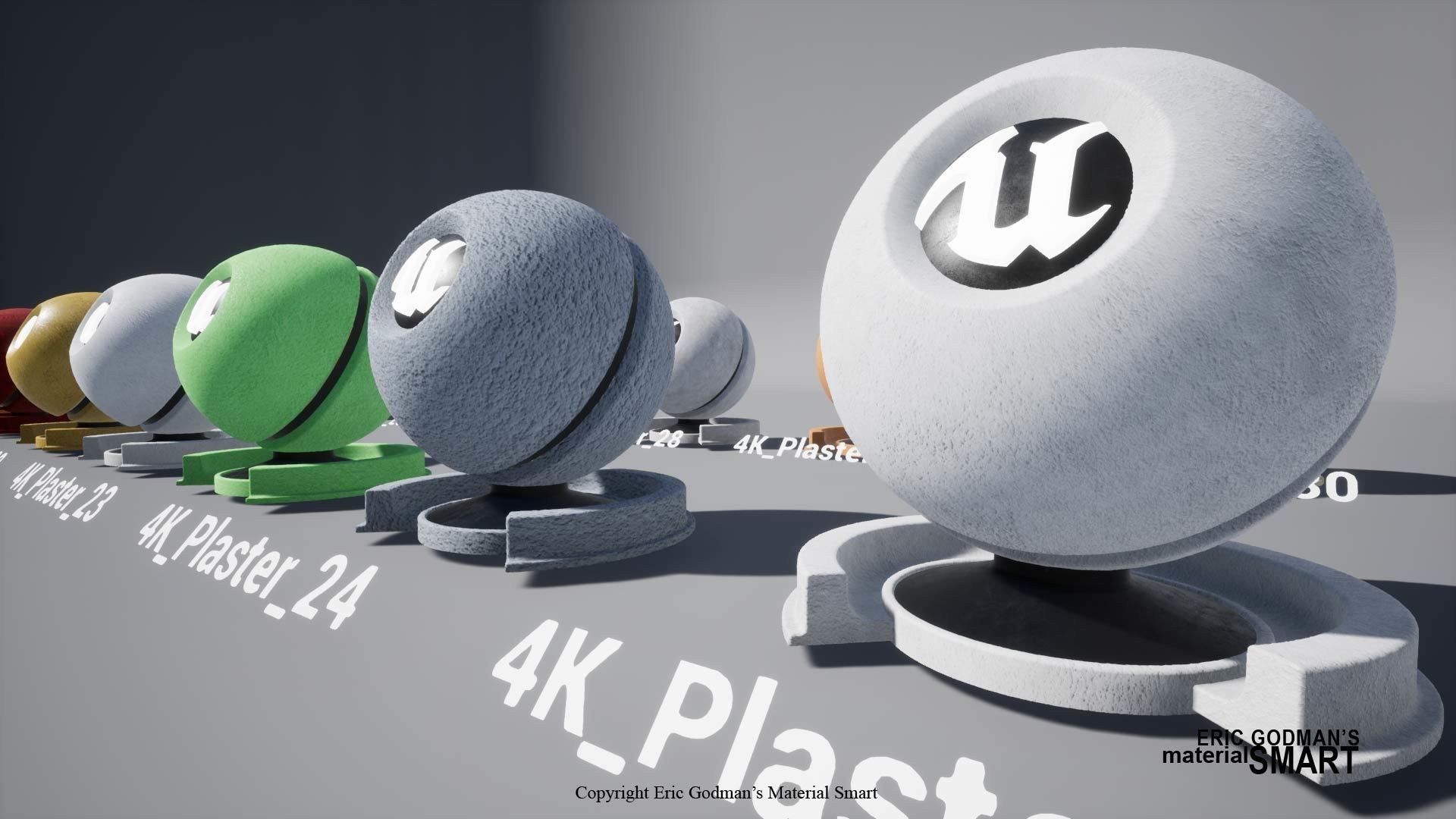 Plaster Materials 3D model | CGTrader